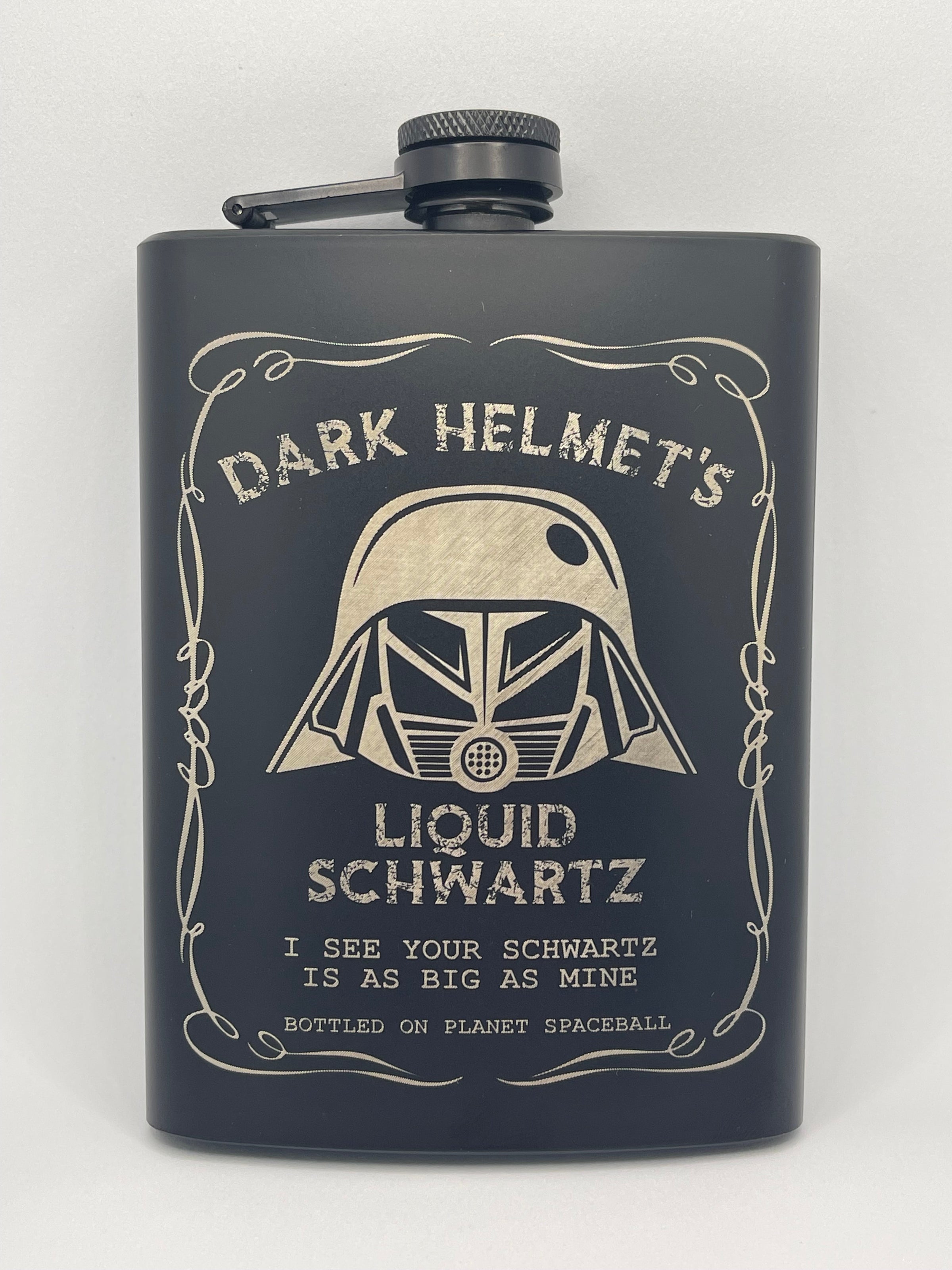 Dark helmet flask